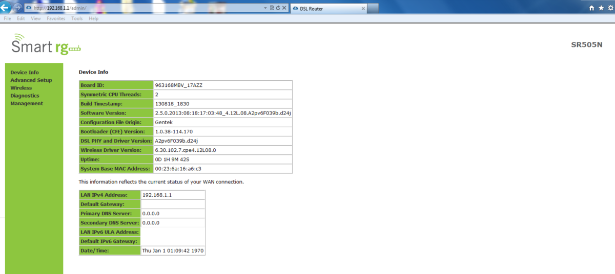 Smart Wireless RG Modem - Auracom