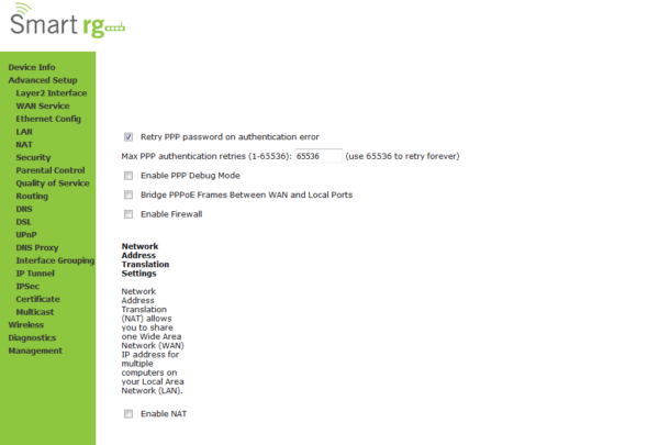 Smart Wireless RG Modem - Auracom