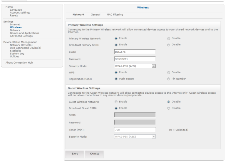 Bell Sagemon Modem - Auracom